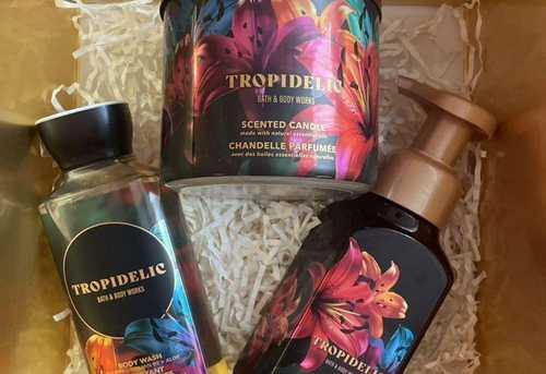 Bath&body works Tropidelic свеча гель мыло