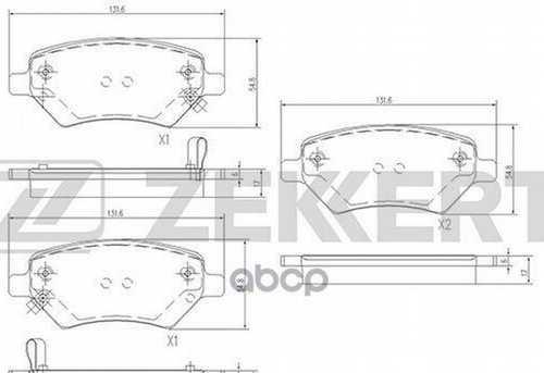 Колодки торм. диск. передн. Chery A3 (M11) 08