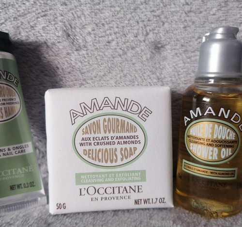 Набор Loccitane мыло крем масло