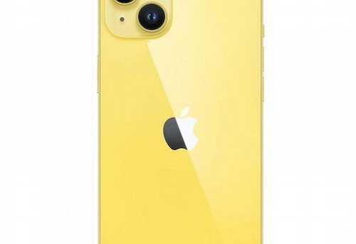 Крышка Айфон 14 плюс (iPhone 14 plus) желтая