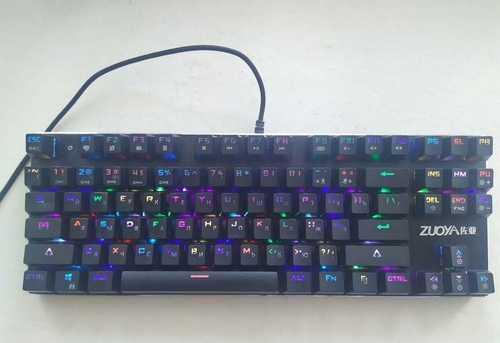 Механическая клавиатура с подсветкой zuoya X51