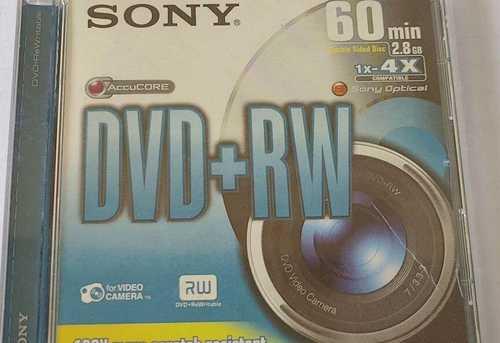 Mini DVD+RW sony 60 min, 2,8 Gb