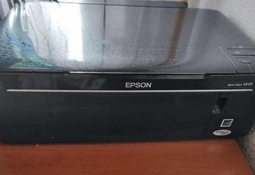 Мфу (цвет.принтер,копир,сканер) Epson stylus SX125