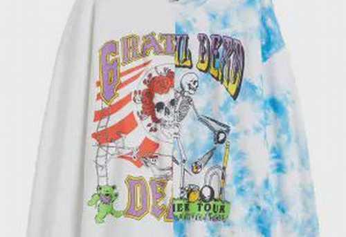 Свитшот H&M+ Printed Grateful Dead, белый