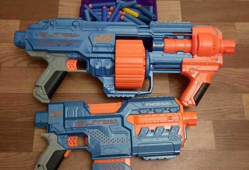 Бластер nerf elite с патронами