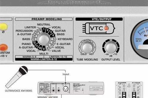 Микрофонный предусилитель Behringer MIC800