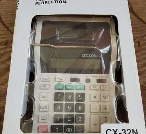 Калькулятор печатающий Citizen CX-32N