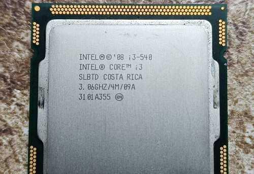 Процессор i3 540 сокет 1156