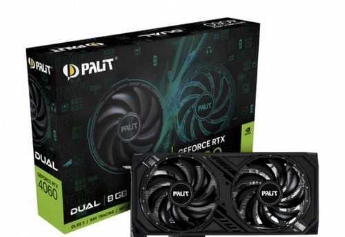 Видеокарта Palit nvidia GeForce RTX 4060 dual 8gb