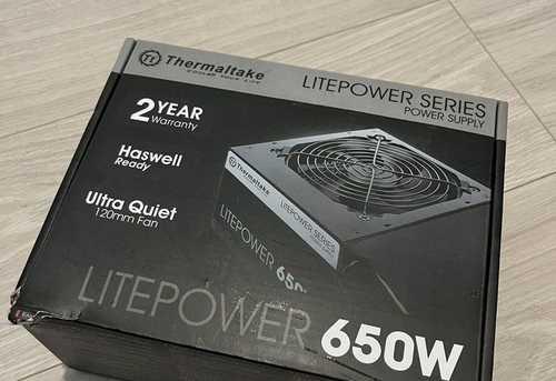 Блок питания Thermaltake litepower 650w