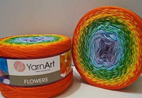 Хлопковая пряжа YarnArt Flowers