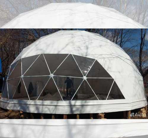 Тент, шатер, геокупол, сфера 8м