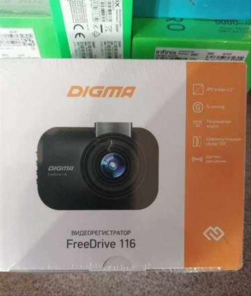 Видеорегистратор Digma FreeDrive 116,новый
