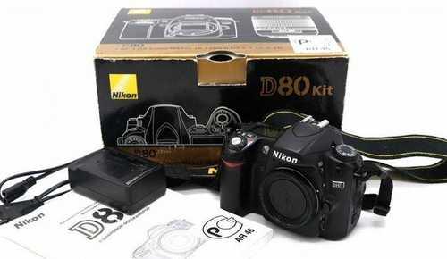 Nikon D80 body в упаковке (пробег 59170 кадров)