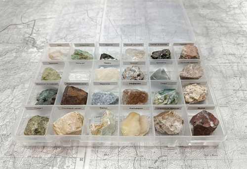 Коллекция минералов (24 образца)