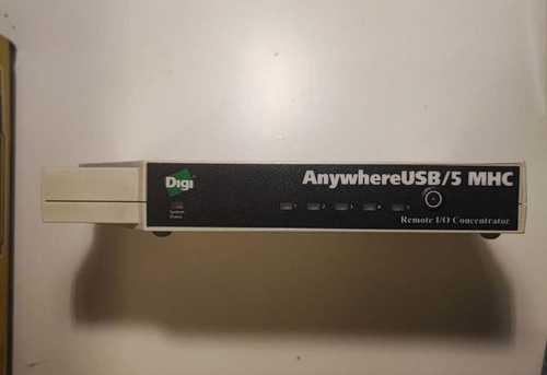 Digi anywhereusb 5 Multi-host концентратор сетевой