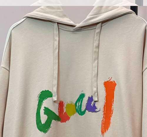 Hoodie Gucci Paints бежевый