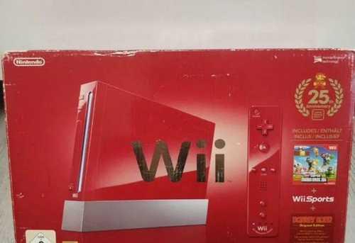 Nintendo wii mario edition + balance bord