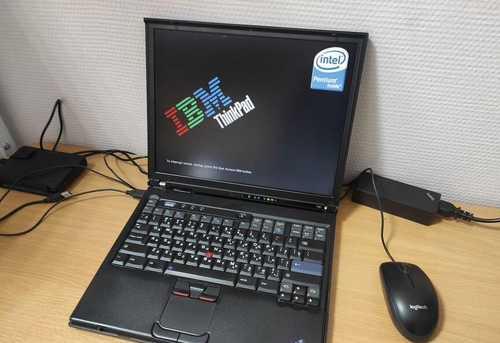 IBM ThinkPad T42 128Gb SSD/2Gb/1 час