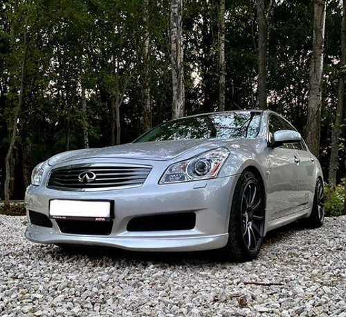 Губа на бампер Infiniti G35 v36