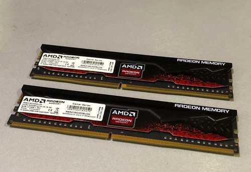 Оперативная память Radeon DDR4 16GB (2х8гб)