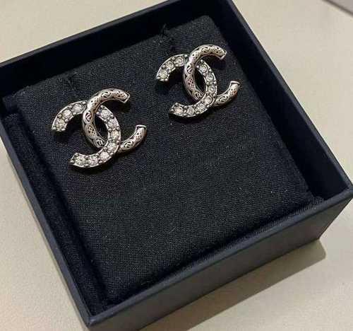 Серьги Chanel премиум качества