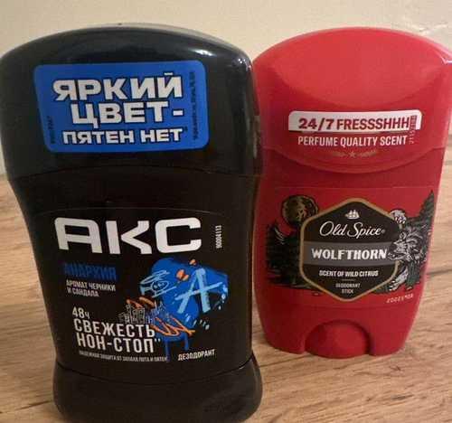Дезодоранты акс и Old Spice