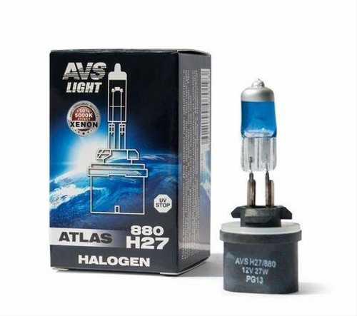 Лампа галогенная AVS atlas BOX /5000К/ H27/880 12V