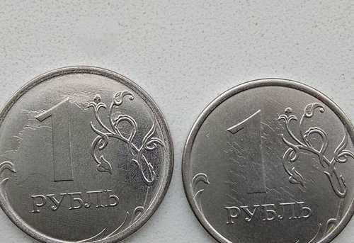 1 рубль 2023 года,картина в монете, пробные