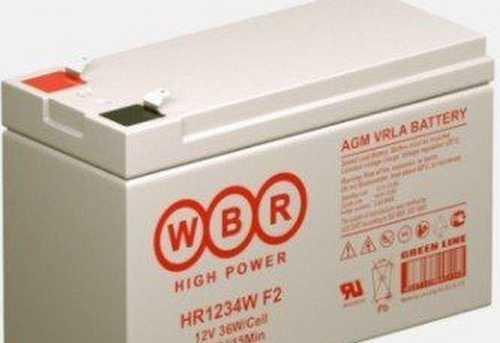Аккумуляторная батарея WBR HR1234W (12V/9Ah) (34W)