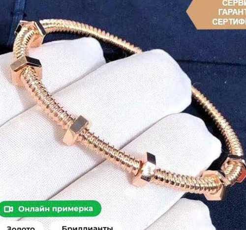 Cartier золотой браслет