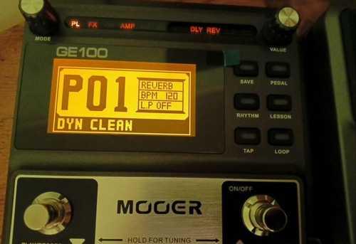Процессор mooer GE100. Новый
