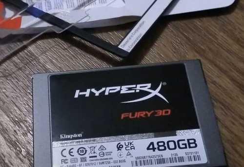 SSD накопитель Kingston FyperX 3D 480GB