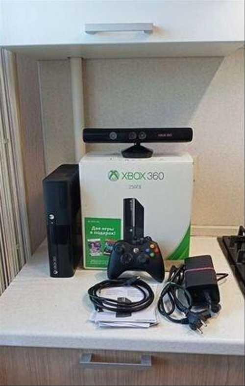Xbox 360Е/Кинект/100Игрж