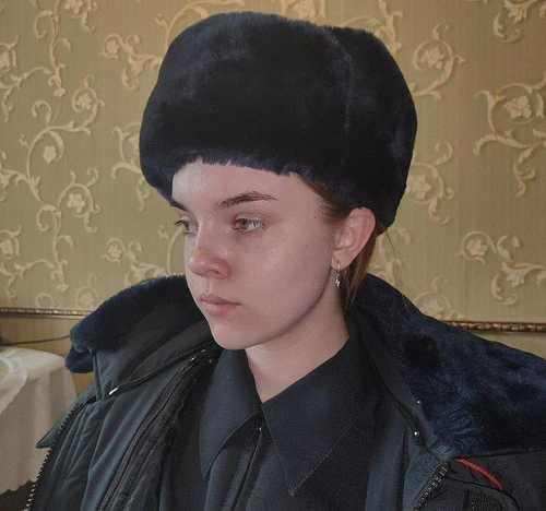 Шапка зимняя полиция