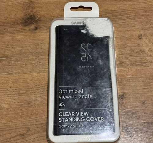 Чехол Clear View Standing Cover Samsung Note 8