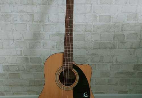 Электроакустическая гитара Epiphone aj 100 ce/n