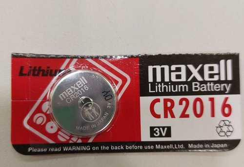 Батарейка Maxell CR2016, BL5, 3В