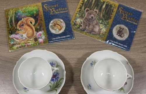 Фарфоровая посуда meissen Майсен, монеты