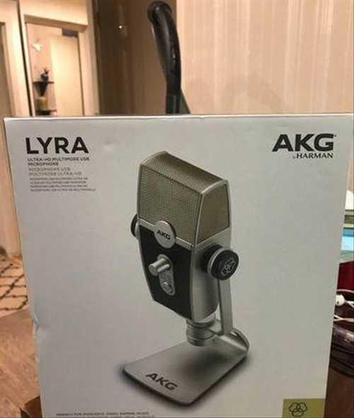 Микрофон AKG C-44-USB Lyra серый