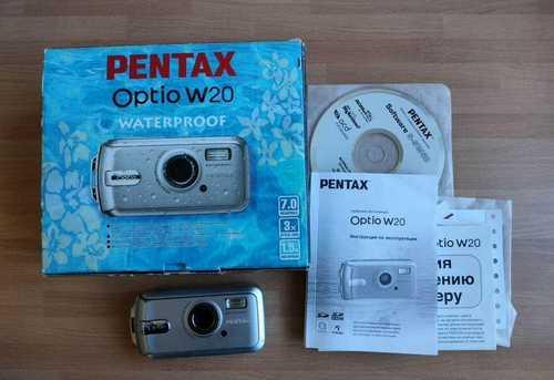 Цифровой фотоаппарат Pentax W20 на запчасти