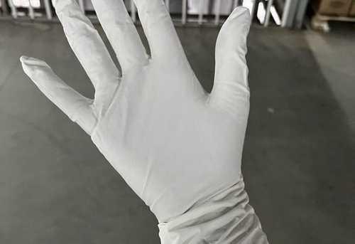 Нитриловые перчатки белые 280 мм