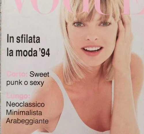 Журнал Vogue Italia 1994 Линда Евангелиста