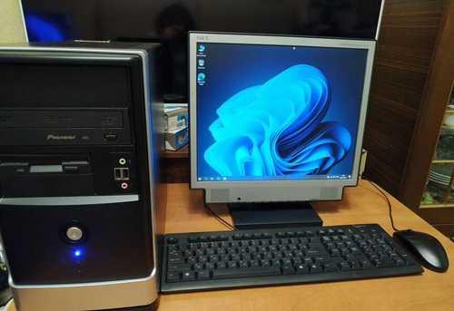 Компьютер комплект (E5400, 4Gb, SSD, HDD, монитор)