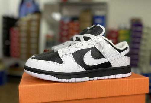 Кроссовки Nike dunk low retro white black panda