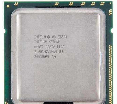 Intel Xeon E5504, 4 cores, 2.0 GHz, slbf9