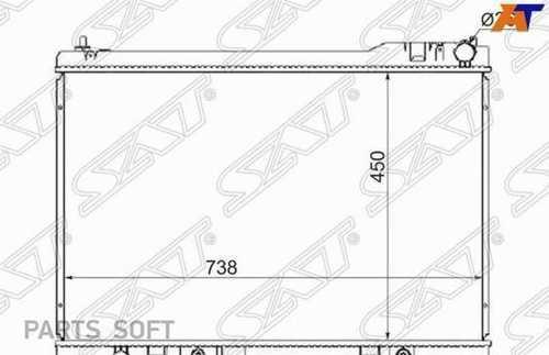 Радиатор охлаждения Инфинити FX45 03