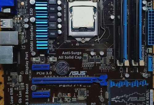 Asus P8H77-V / I5 3450 / Corsair XMS DDR3 (2 X 4)