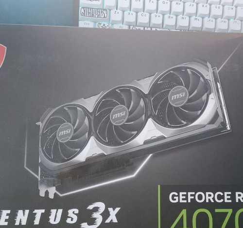 Видеокарта MSI GeForce RTX 4070 Ti ventus 3X E1 OC