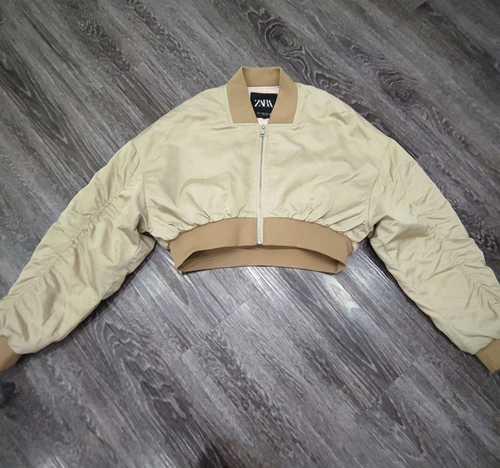 Бомбер женский zara